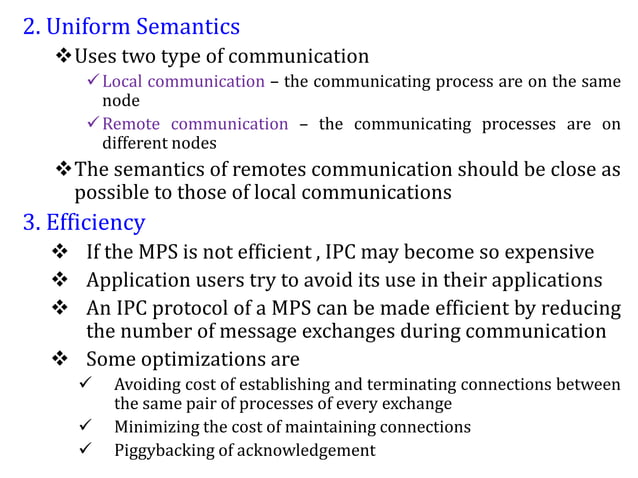 Message Passing In Distributed Computing Systems Pptx