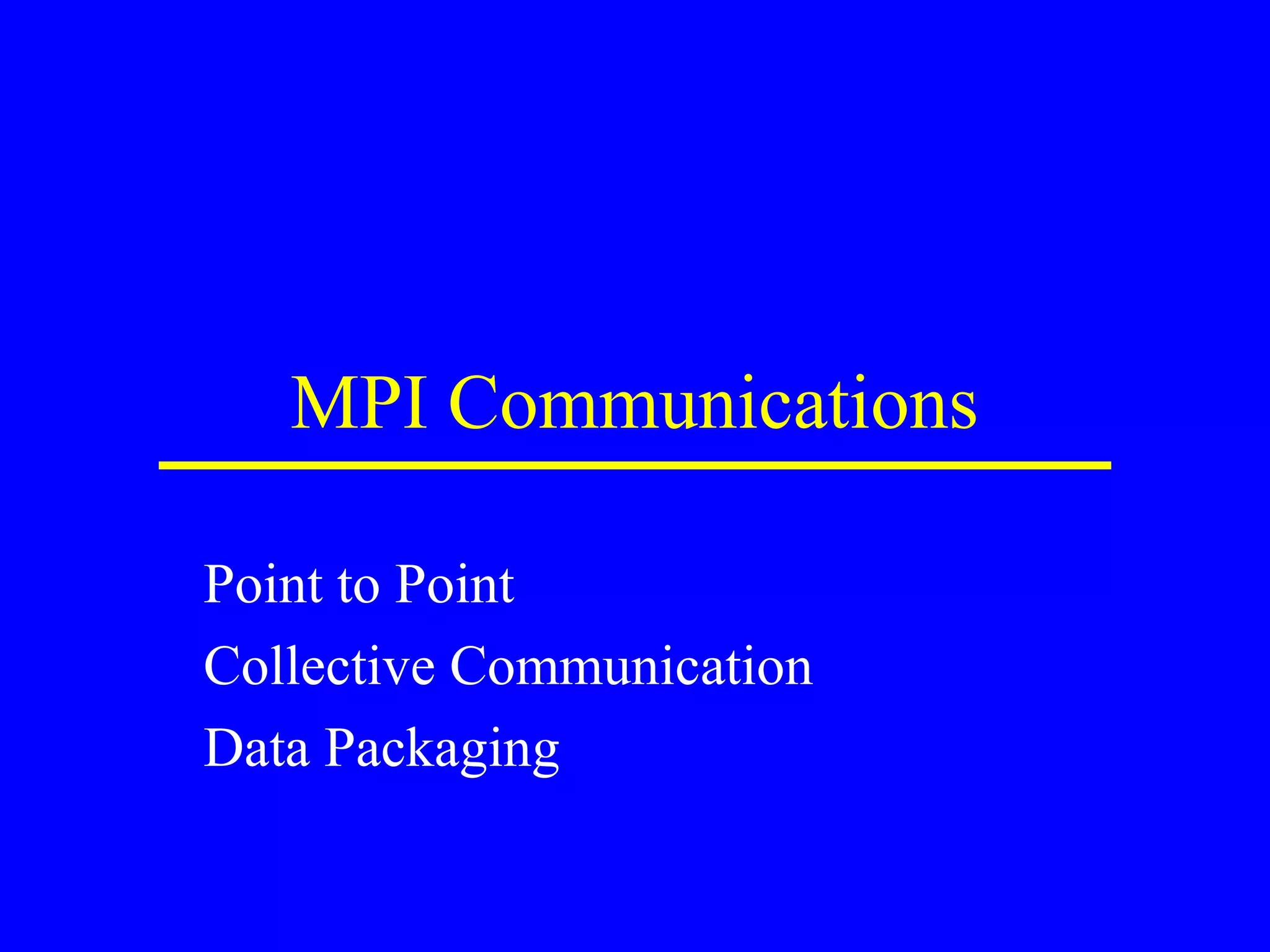 Message passing interface | PPT