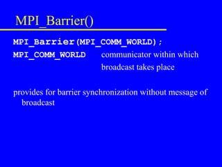 Message passing interface | PPT