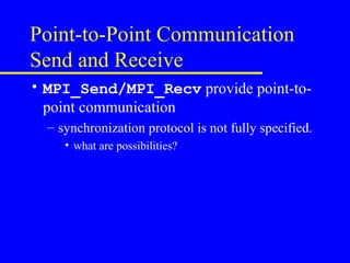 Message passing interface | PPT