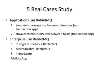 RabbitMQ Model and Some Example Applications | PPTX | Computer Software and Applications | Computing