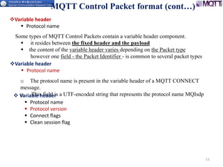 Message queuing telemetry transport (mqtt)and part 3 and summarizing | PPTX