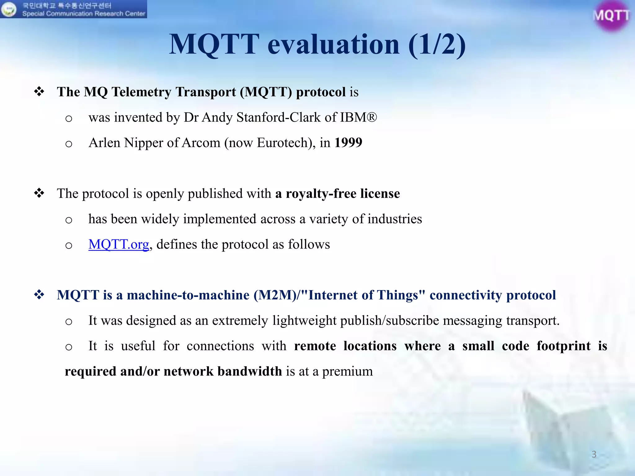 Message queuing telemetry transport (mqtt) launch | PPTX | Computer Networking | Computing
