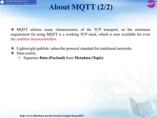 Message queuing telemetry transport (mqtt) launch | PPTX | Computer Networking | Computing