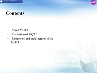 Message queuing telemetry transport (mqtt) launch | PPTX