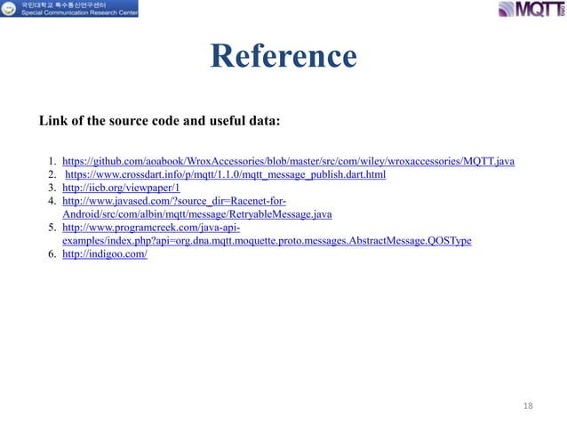 Message Queuing Telemetry Transport Mqtt Topic Parameters Ppt