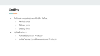 Message reliability in Kafka | PDF
