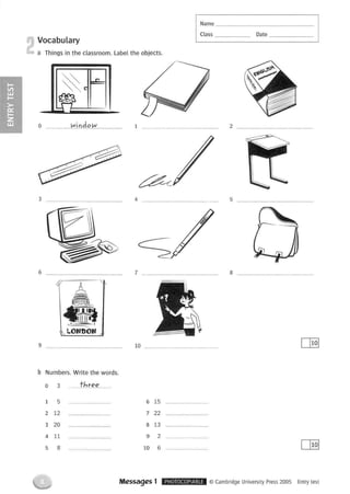 Messages 1 teacher's resource pack | PDF