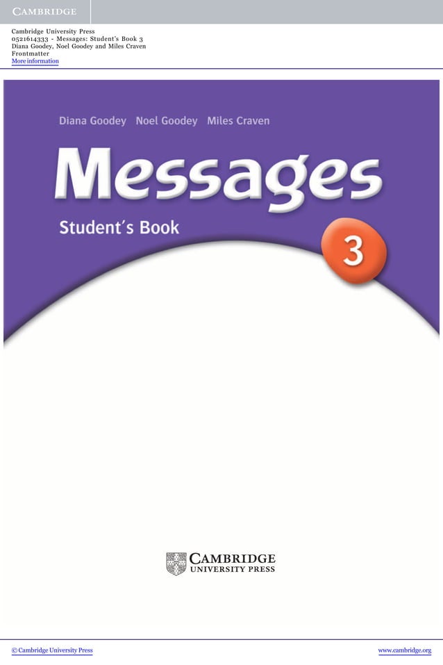 Messages 3 student's book | PDF