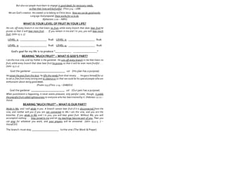 Message Series - I AM - Part 4 - I AM The True Vine - Pastor Chuck ...