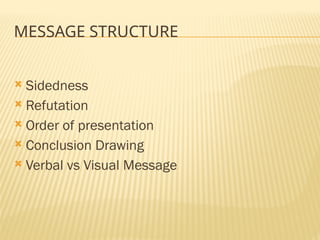 Message Structuture in design marketings | PPTX | Advertising Industry ...
