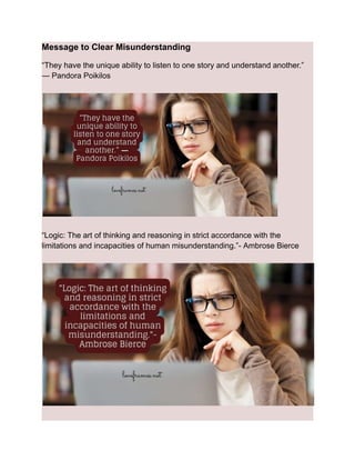 Message to Clear Misunderstanding to Get a Clear Understanding.pdf