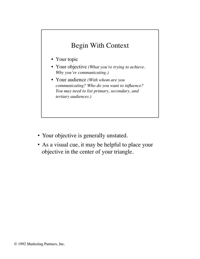 Message Triangles: A 3-Step Guide on How to Develop & Use Yours | PDF