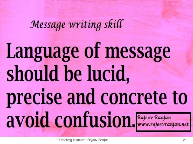 Message Writing Tips And Techniques Format And Examples