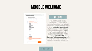 Moodle 2.7 - amministrazione - corsi - messaggistica | PPT