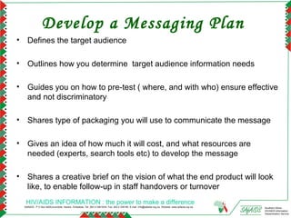 Messaging and IEC Material Development | PPT