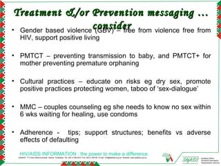 Messaging and IEC Material Development | PPT