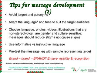 Messaging and IEC Material Development | PPT