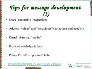 Messaging and IEC Material Development | PPT