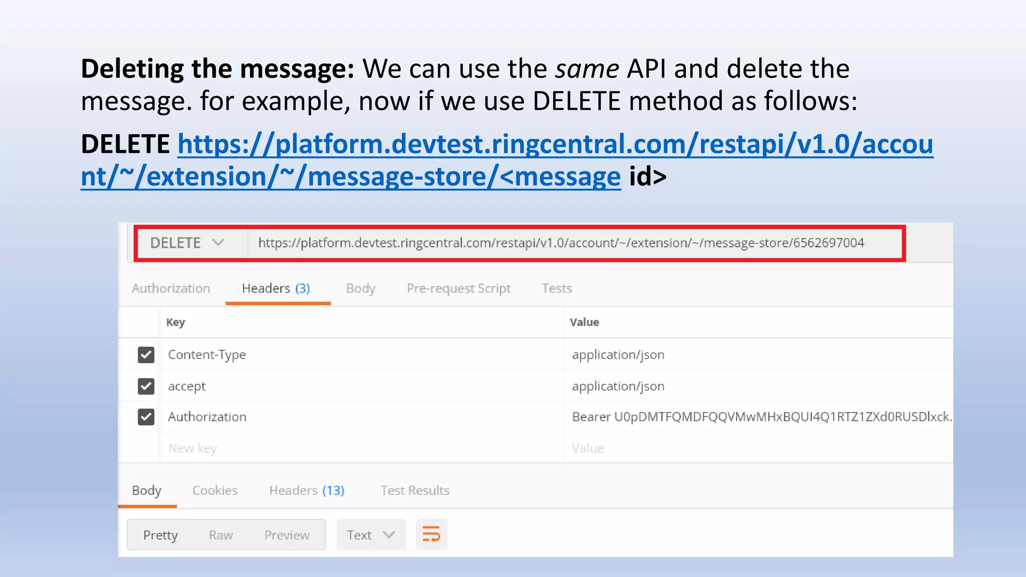 Messaging APIs of RingCentral | PPT