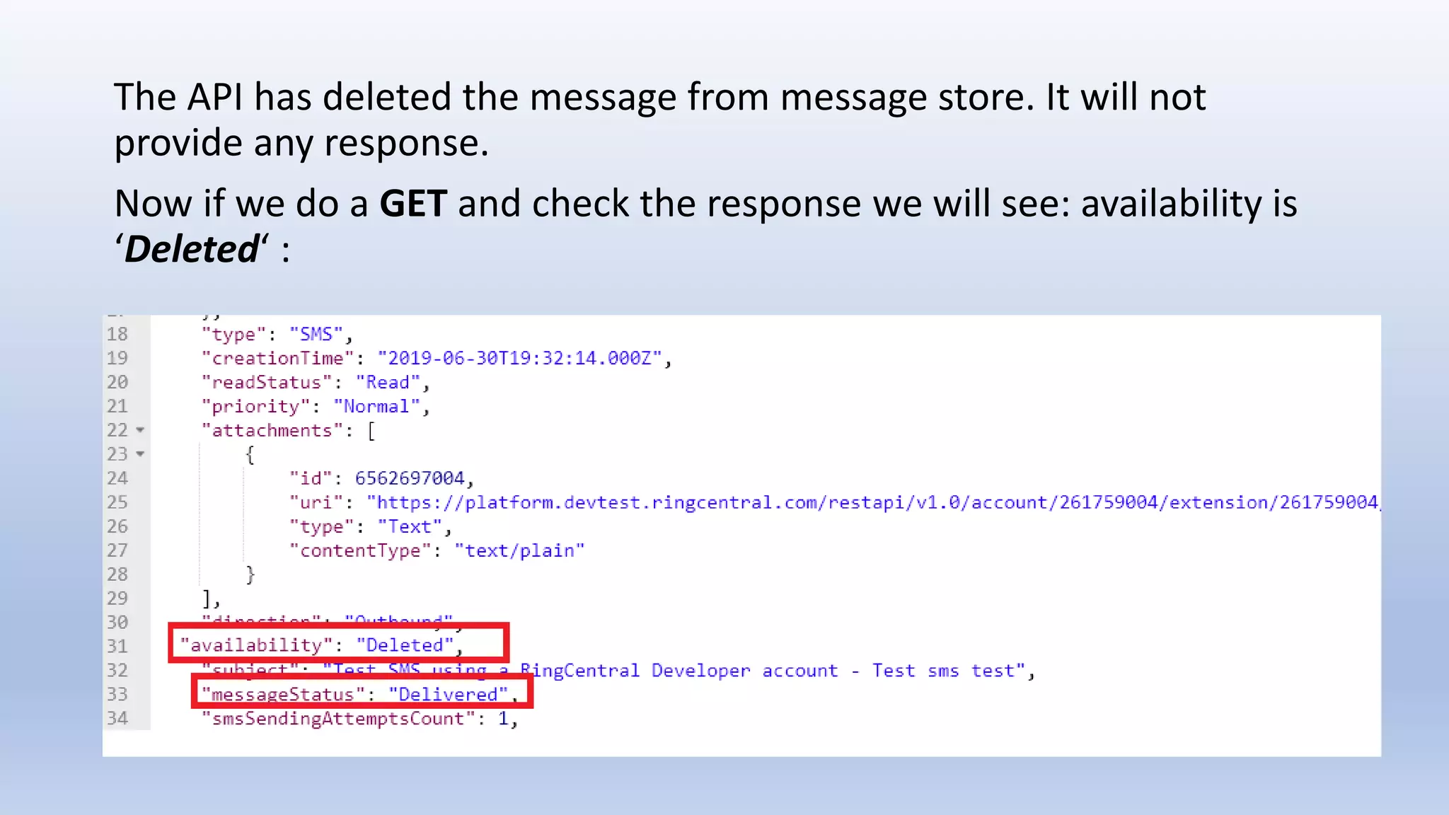 Messaging APIs of RingCentral | PPT