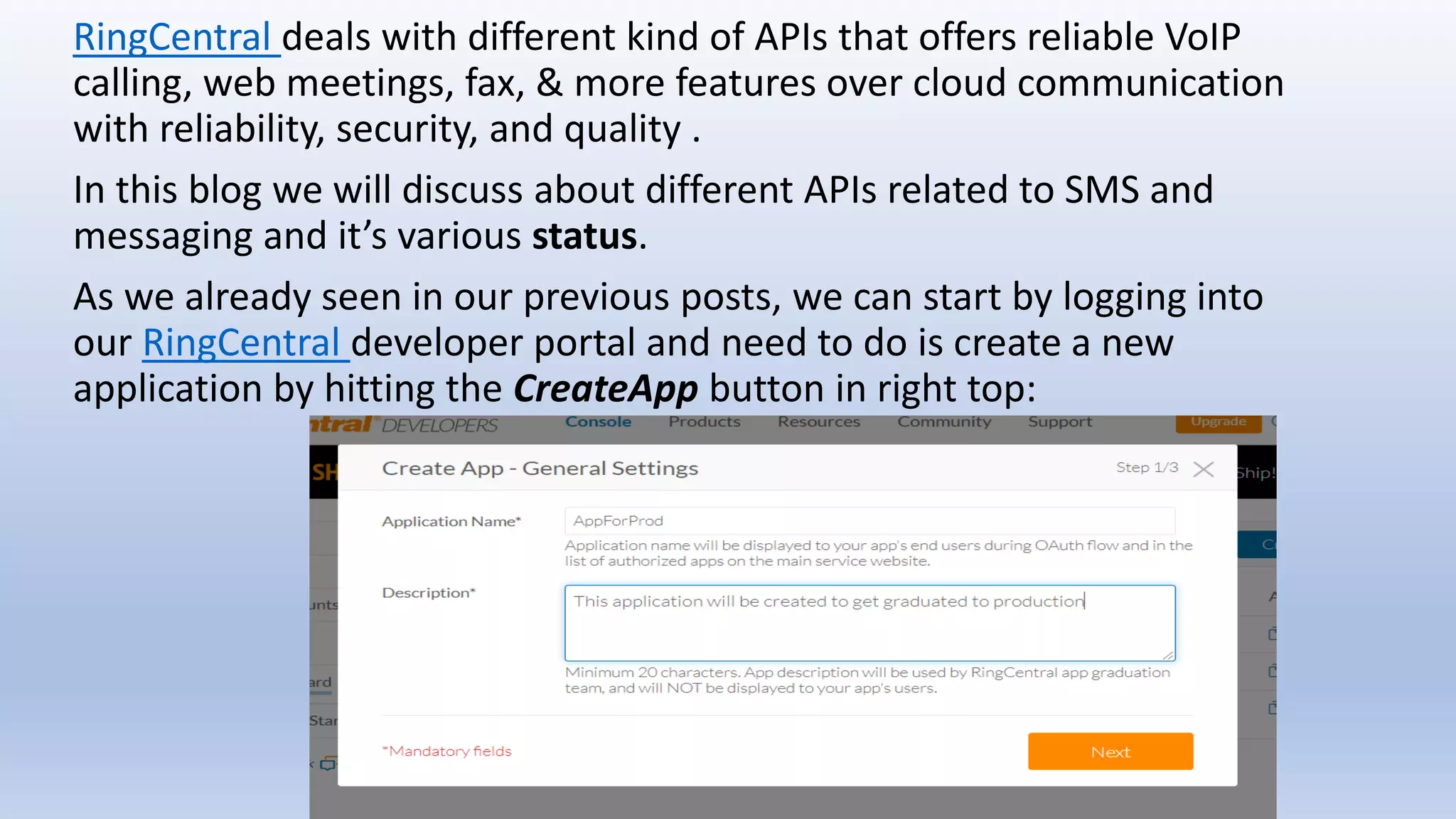 Messaging APIs of RingCentral | PPT