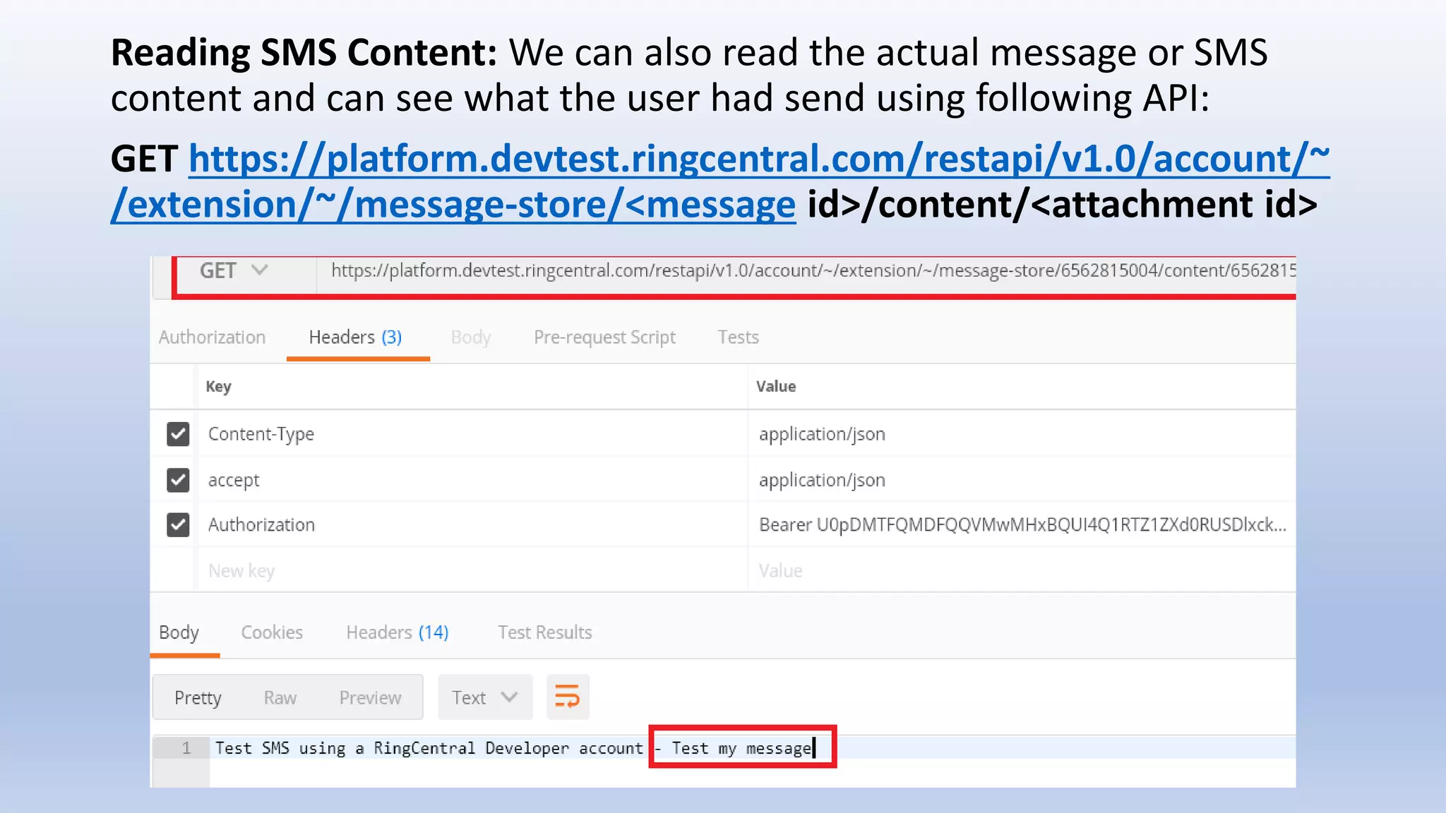 Messaging APIs of RingCentral | PPT