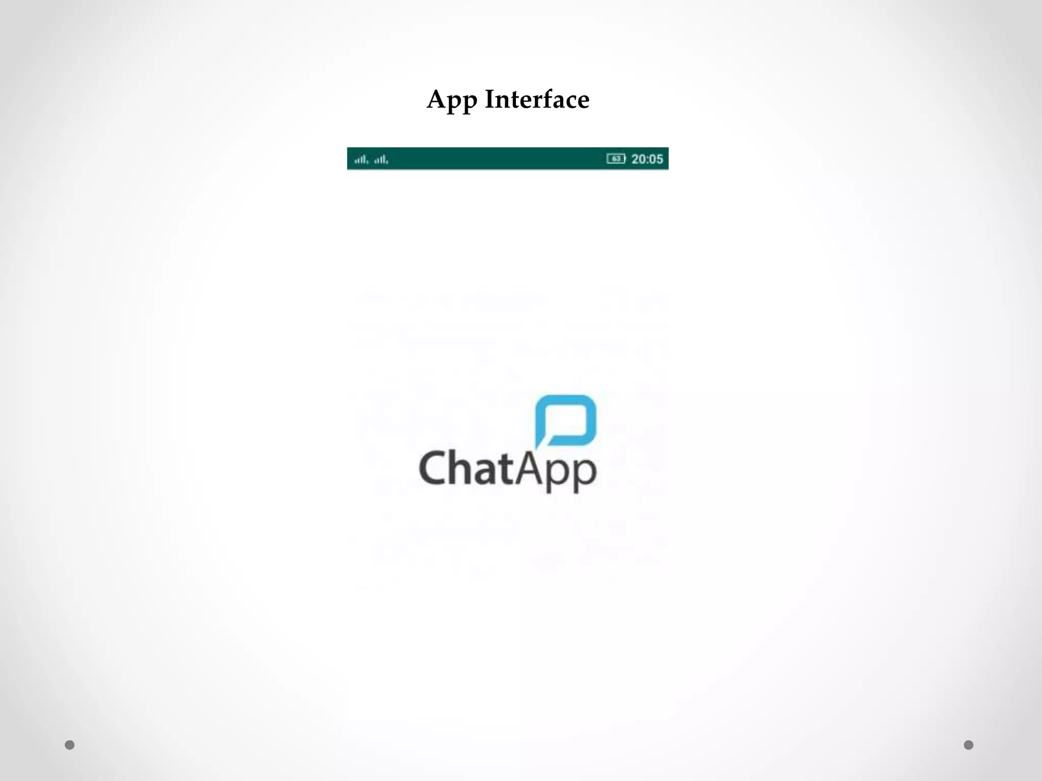 Messaging application | PPTX