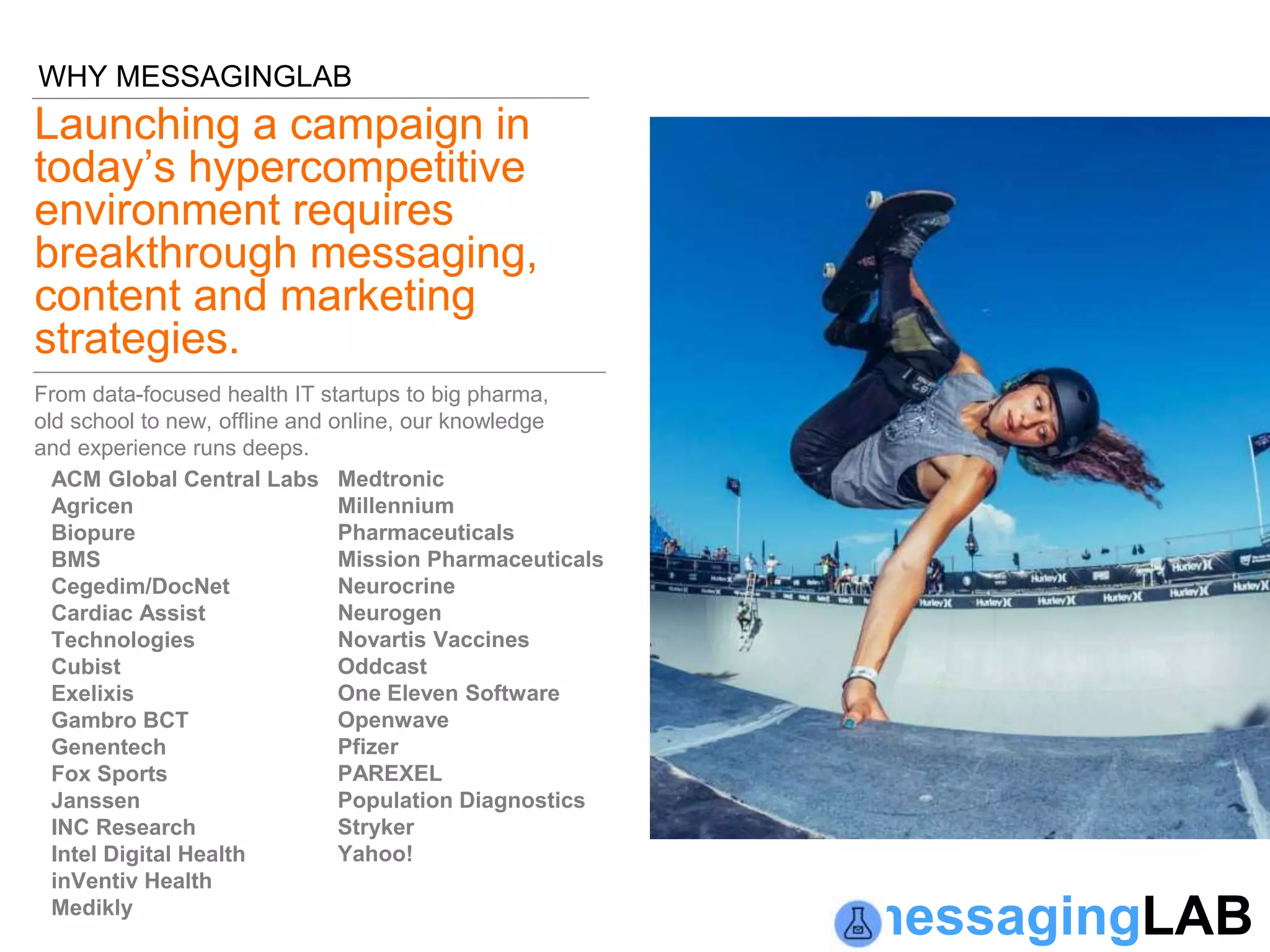 messagingLAB Capabilities Presentation 2015 | PPT