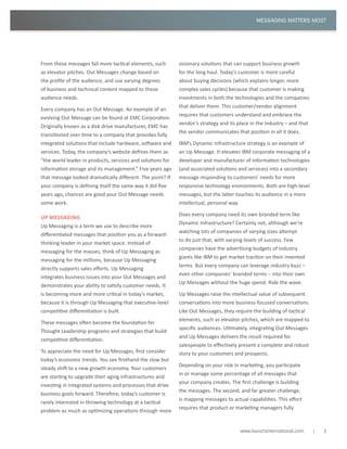 Messaging Matters Most | PDF