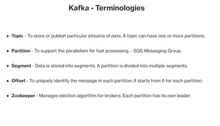 Messaging queue - Kafka | PPT