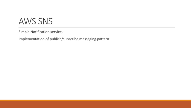 Messaging with aws | PPTX