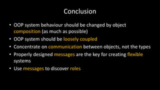 Messaging the essence of OOP | PPT
