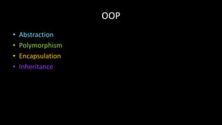Messaging the essence of OOP | PPT