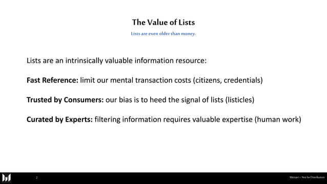 Token Curated Registries - Messari | PPT