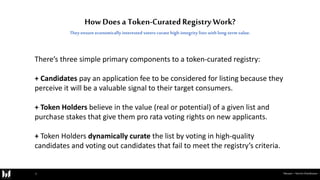 Token Curated Registries - Messari | PPT