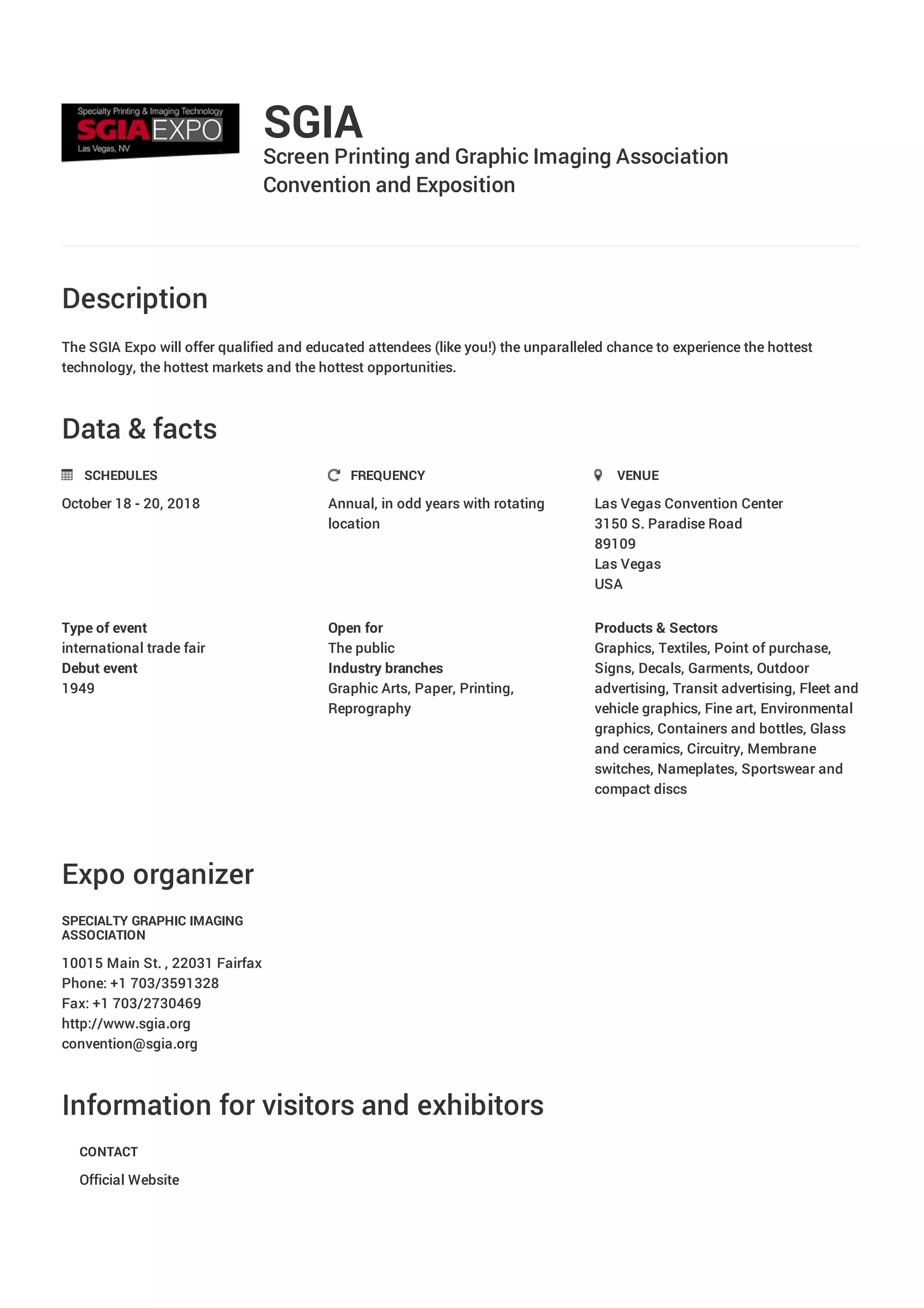 Messedossier SGIA | PDF