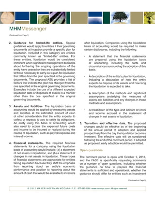 Liquidation Basis of Accounting | PDF | Stocks and Bonds | Personal ...