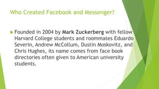 MESSENGER (Anthony).pptx | Social Networking | Internet