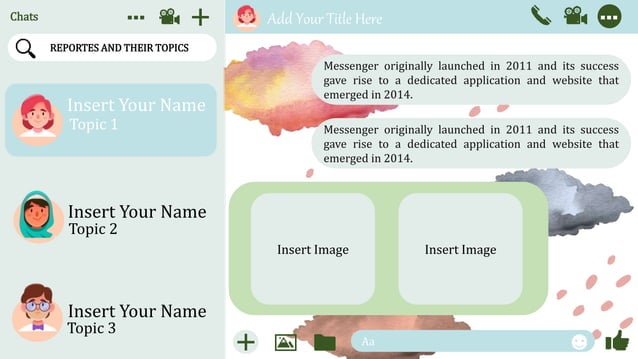 messenger theme for powerpoint u can use aesthetic.pptx