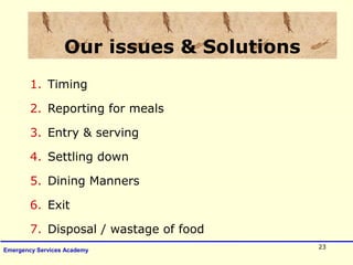 Mess etiquettes | PPT