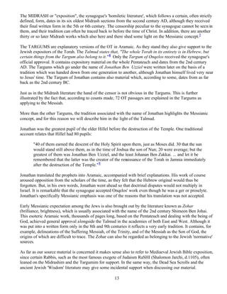 Messiah in the old testament in the light of rabbinical rabbis | PDF