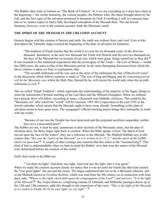 Messiah in the old testament in the light of rabbinical rabbis | PDF