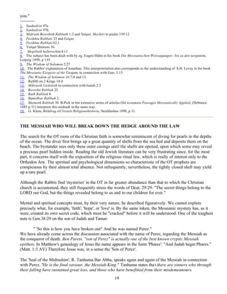 Messiah in the old testament in the light of rabbinical rabbis | PDF