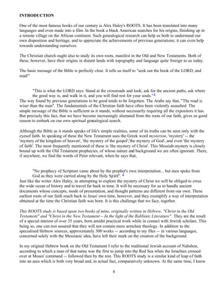 Messiah in the old testament in the light of rabbinical rabbis | PDF