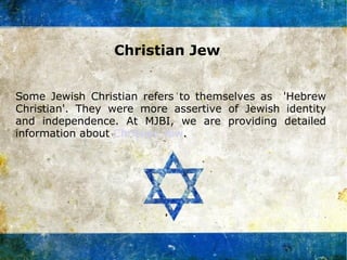 Messianic Christian and Their Holidays | PPT
