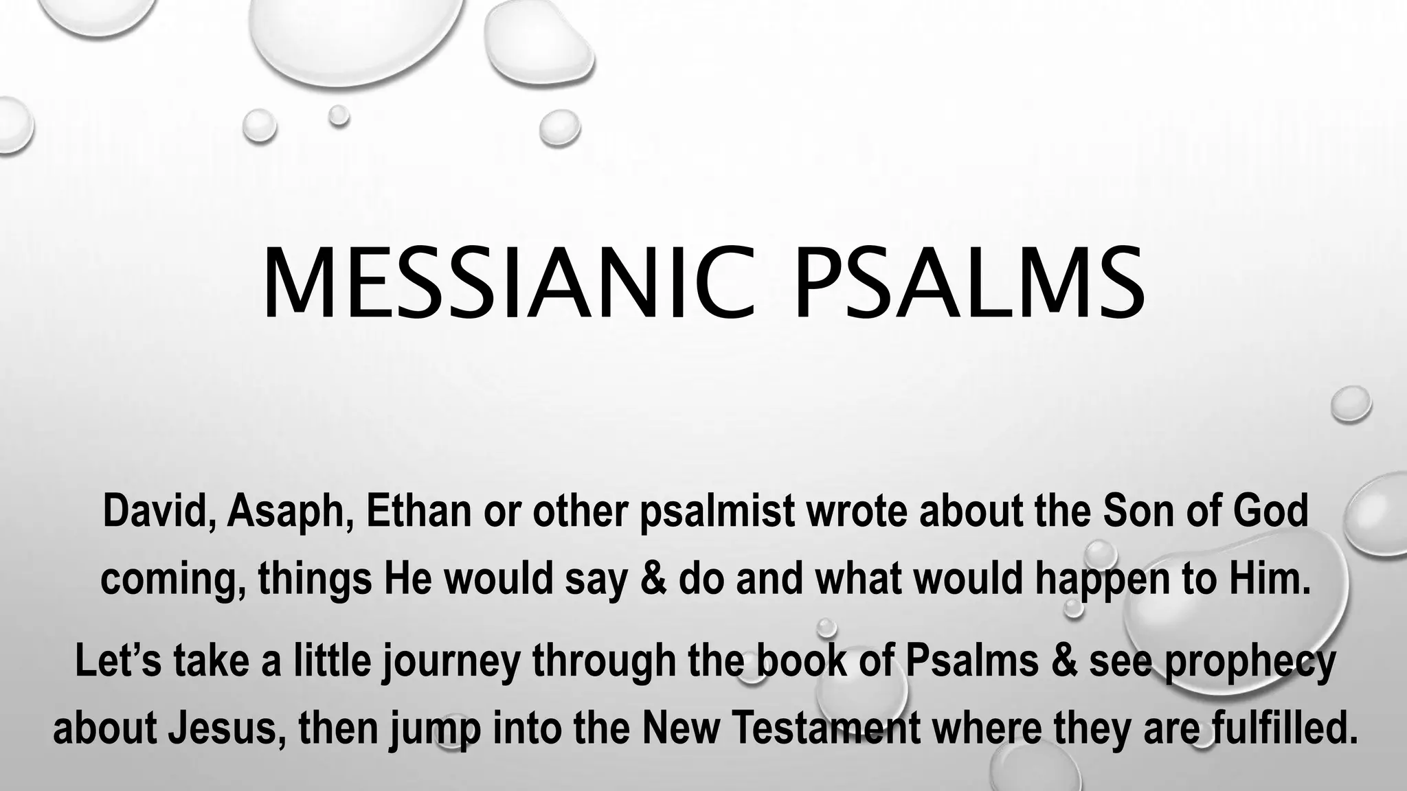 Messianic Psalms | PPTX