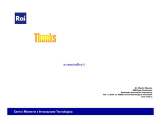 The AudioVisual Description Profile | PDF