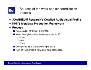 The AudioVisual Description Profile | PDF