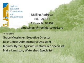 Lopatcong Creek and Watershed Planning | PPT